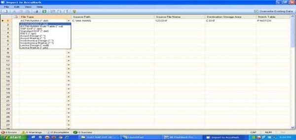 Tạo Bảng Size Trong Gerber Accumark