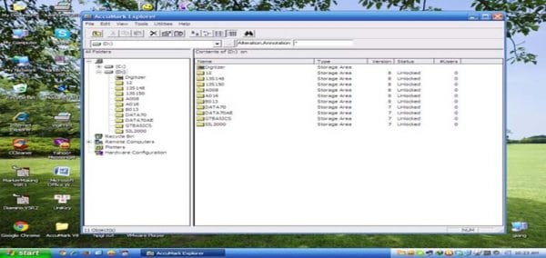 Giao Diện Sơ Đồ Gerber Accumark V8.3 Trên Gerber Accumark V9-V10
