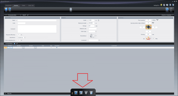 Thanh Công Cụ Processing Panel Trong Lectra MarkerManager V6
